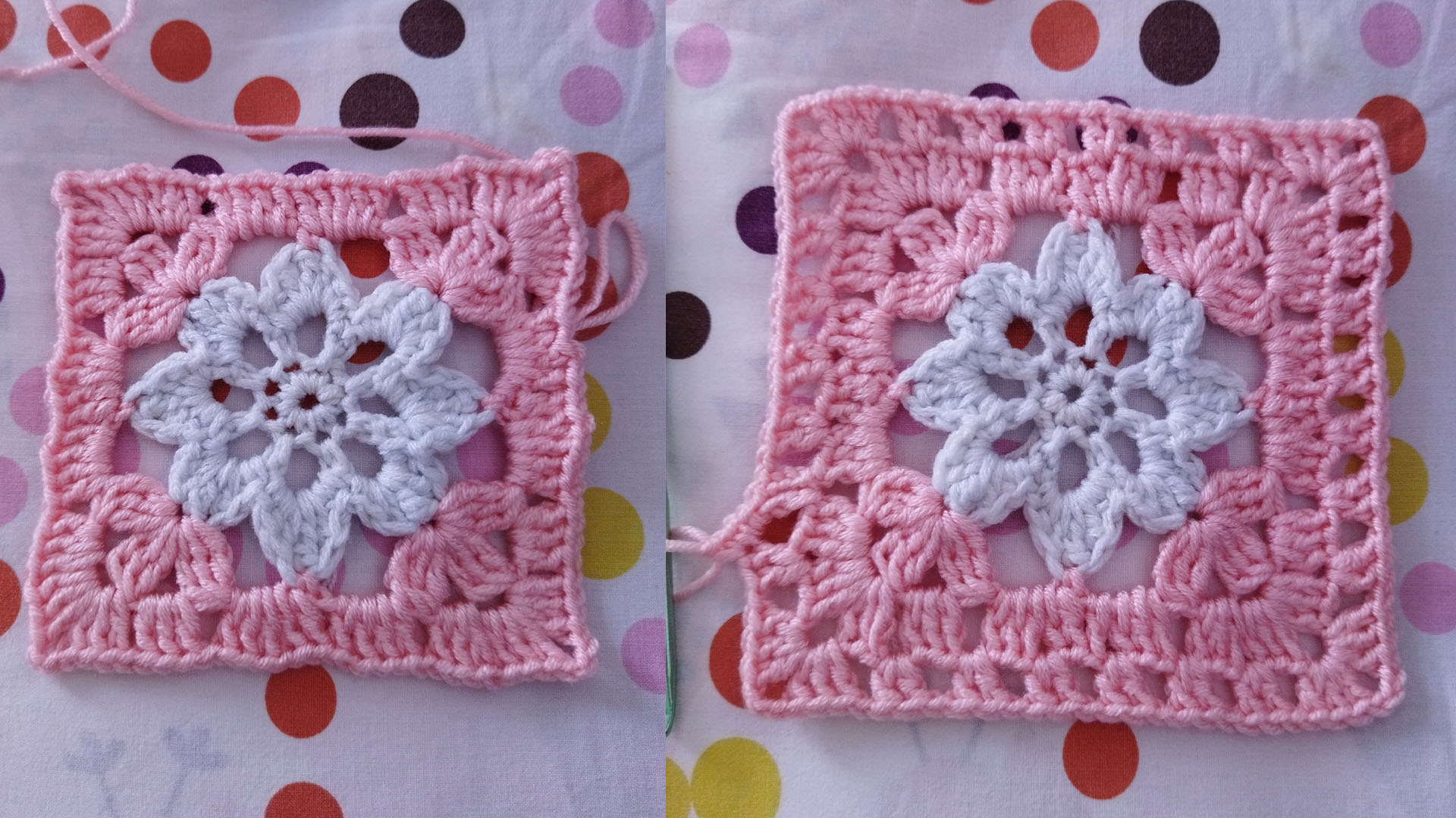 Flower Granny Square - Hand Crafts Ideas