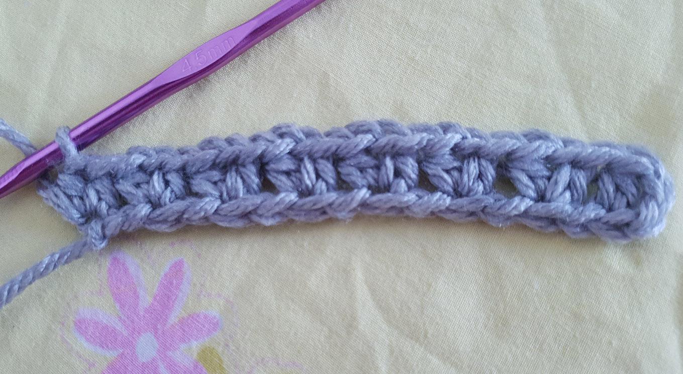 How To Crochet Zigzag Lozenge Stitch - Hand Crafts Ideas